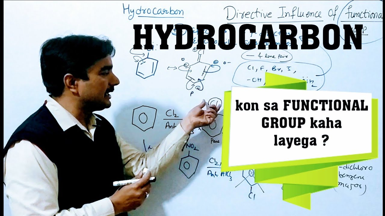 Hydrocarbon|Directive influence of functional group|Ortho,meta,para ...