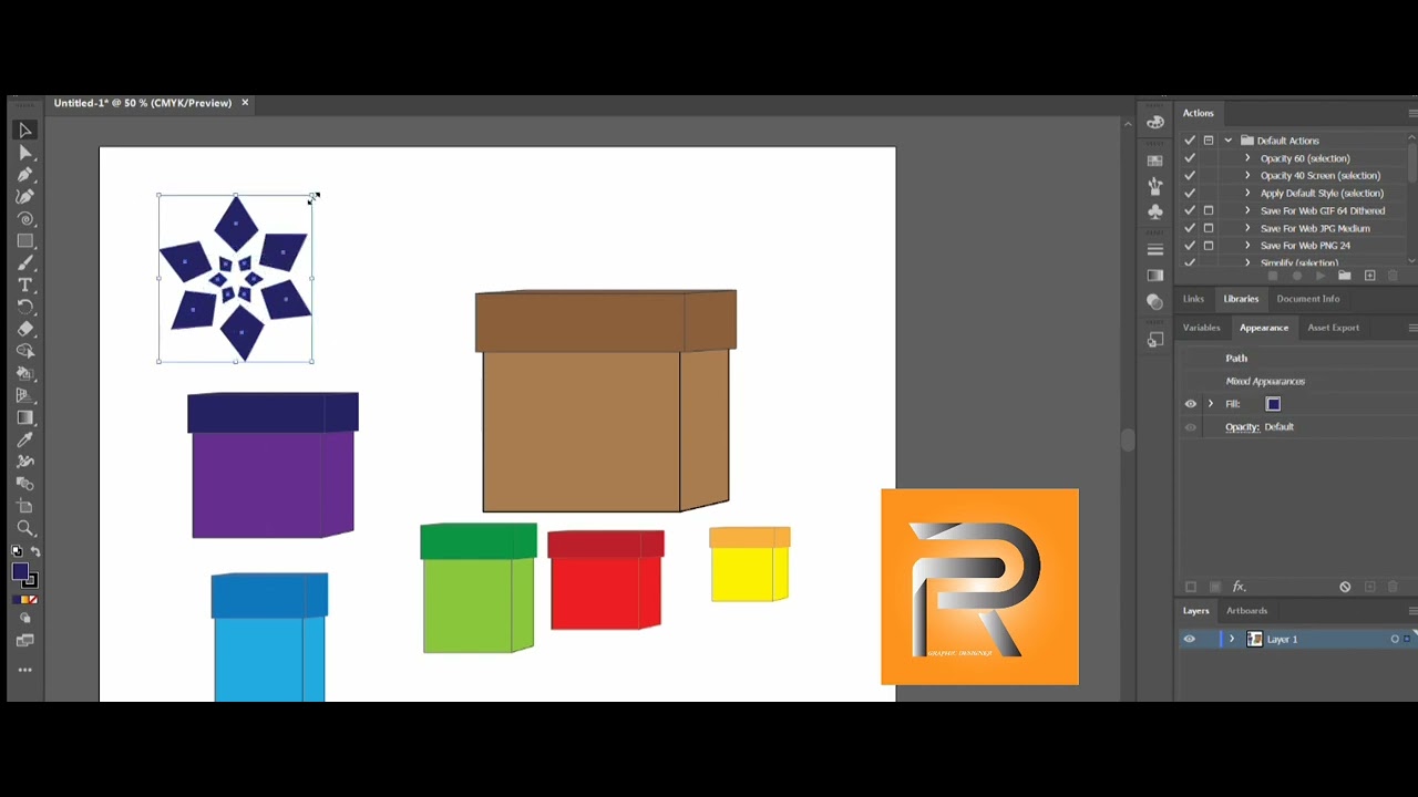 box adobe illustrator - YouTube