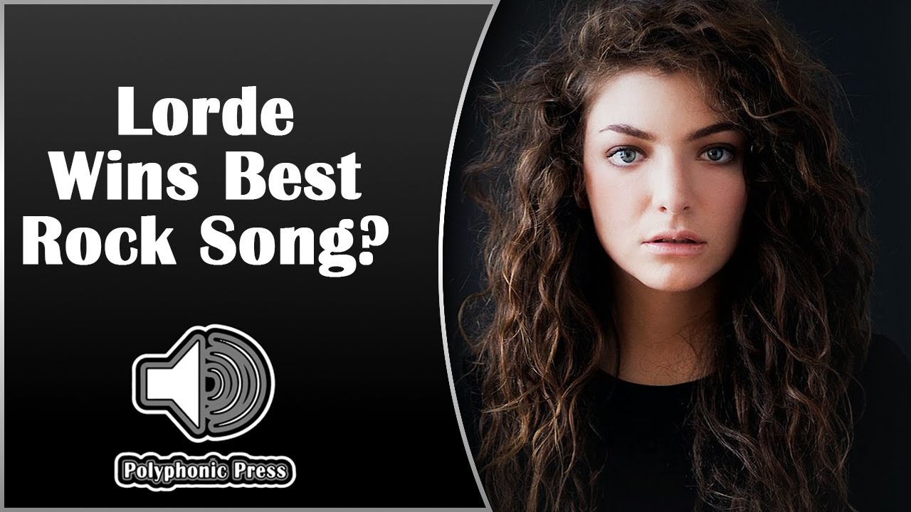 Lorde Wins Best Rock Song at the Billboard Music Awards - YouTube
