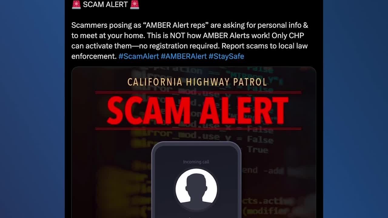 CHP warns San Luis Obispo County residents of Amber Alert scam - YouTube