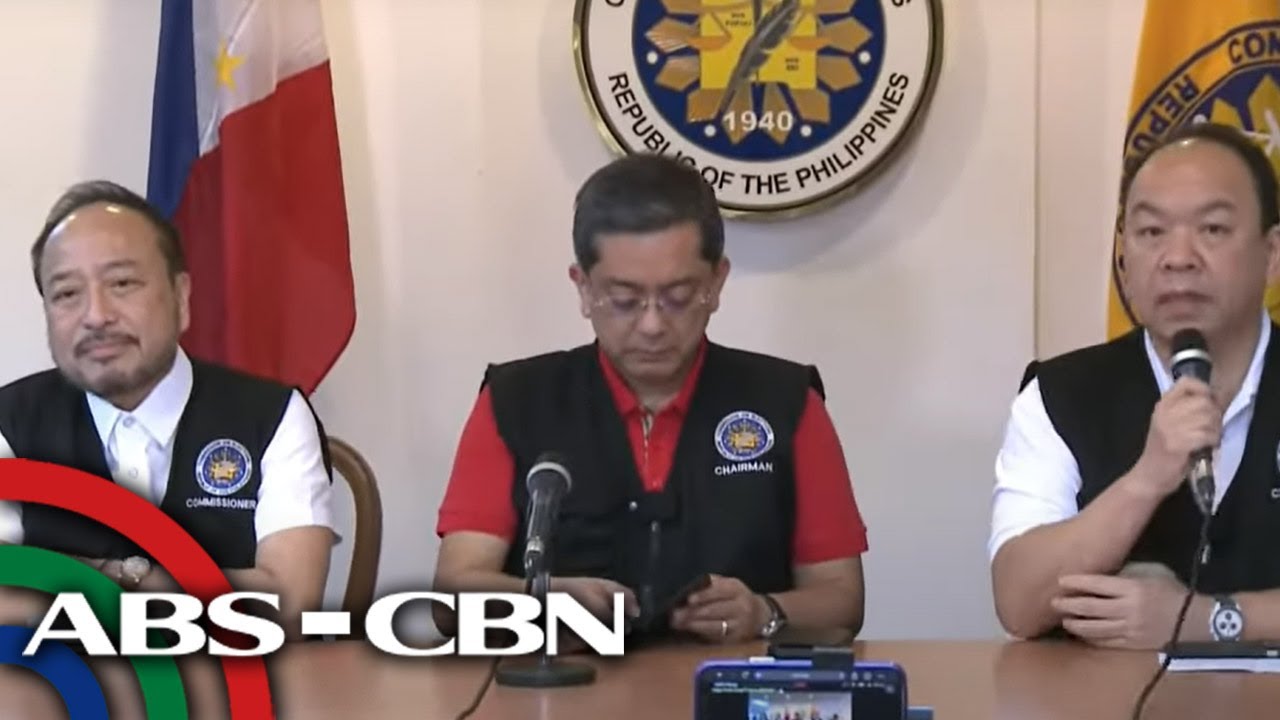 COMELEC Chair George Garcia holds press briefing | ABS-CBN News - YouTube