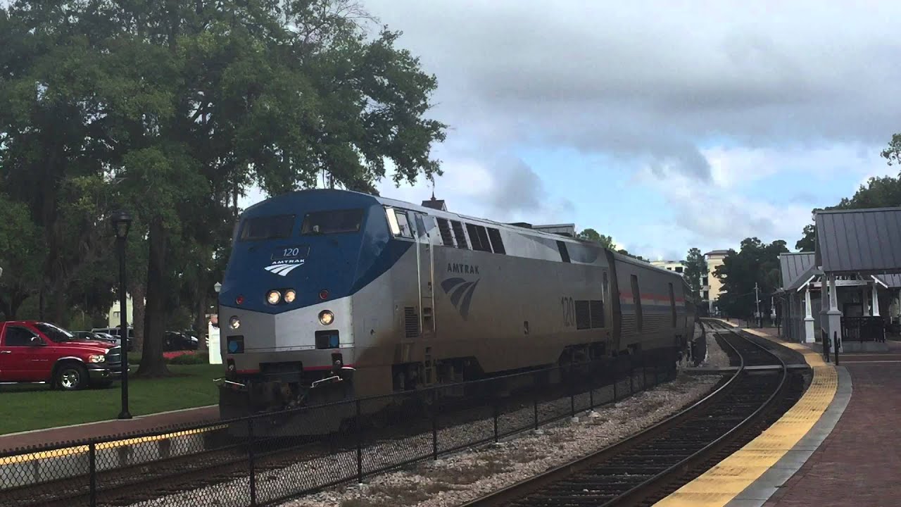 PO91-30 arriving to winter park amtrak station - YouTube
