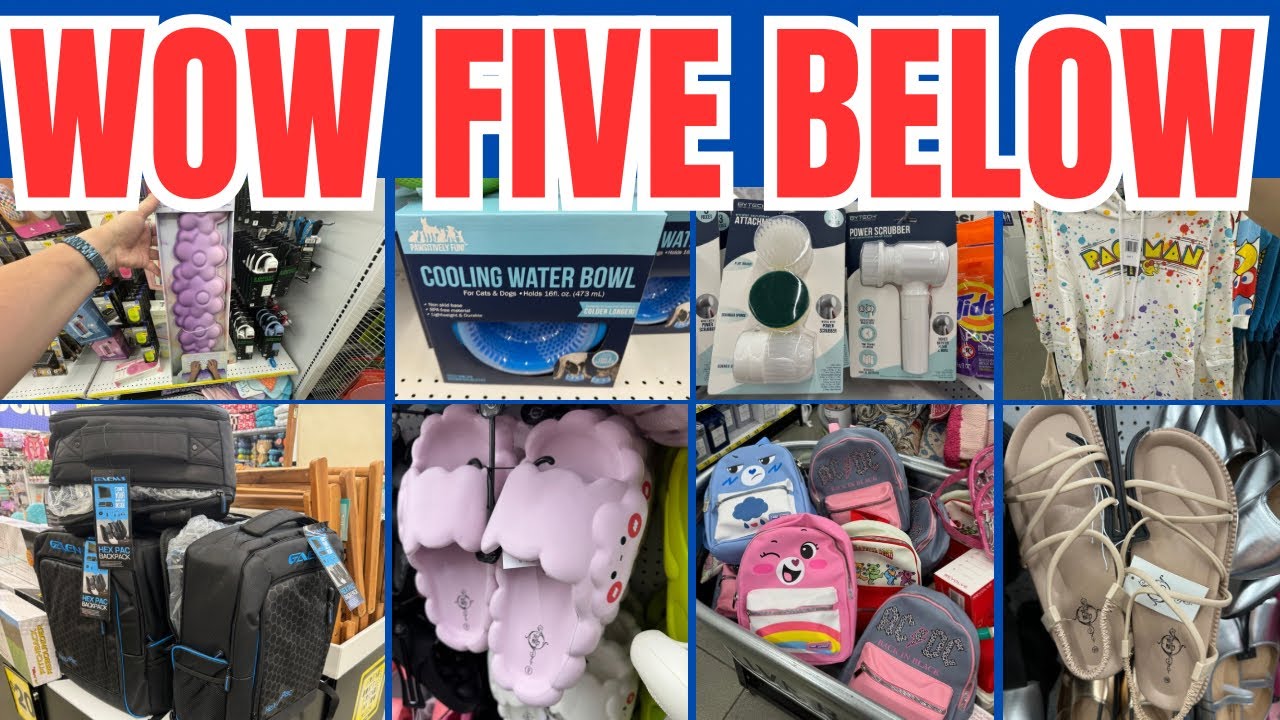 FIVE BELOW SHOP WITH ME FOR NEW ITEMS WOW 5 BELOW - YouTube