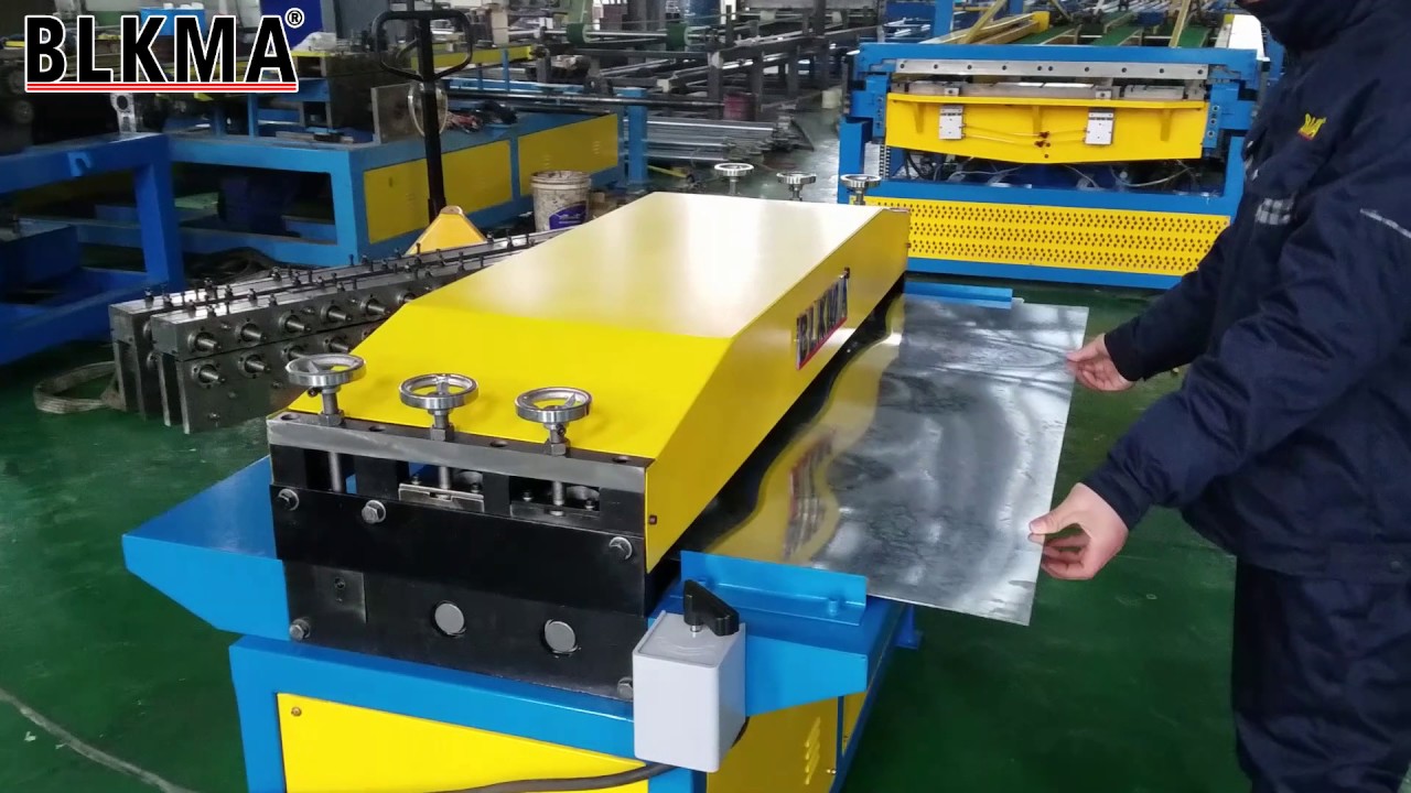 1.3m/1.5m/2m Five Line Seven Line Duct groove beading machine ...