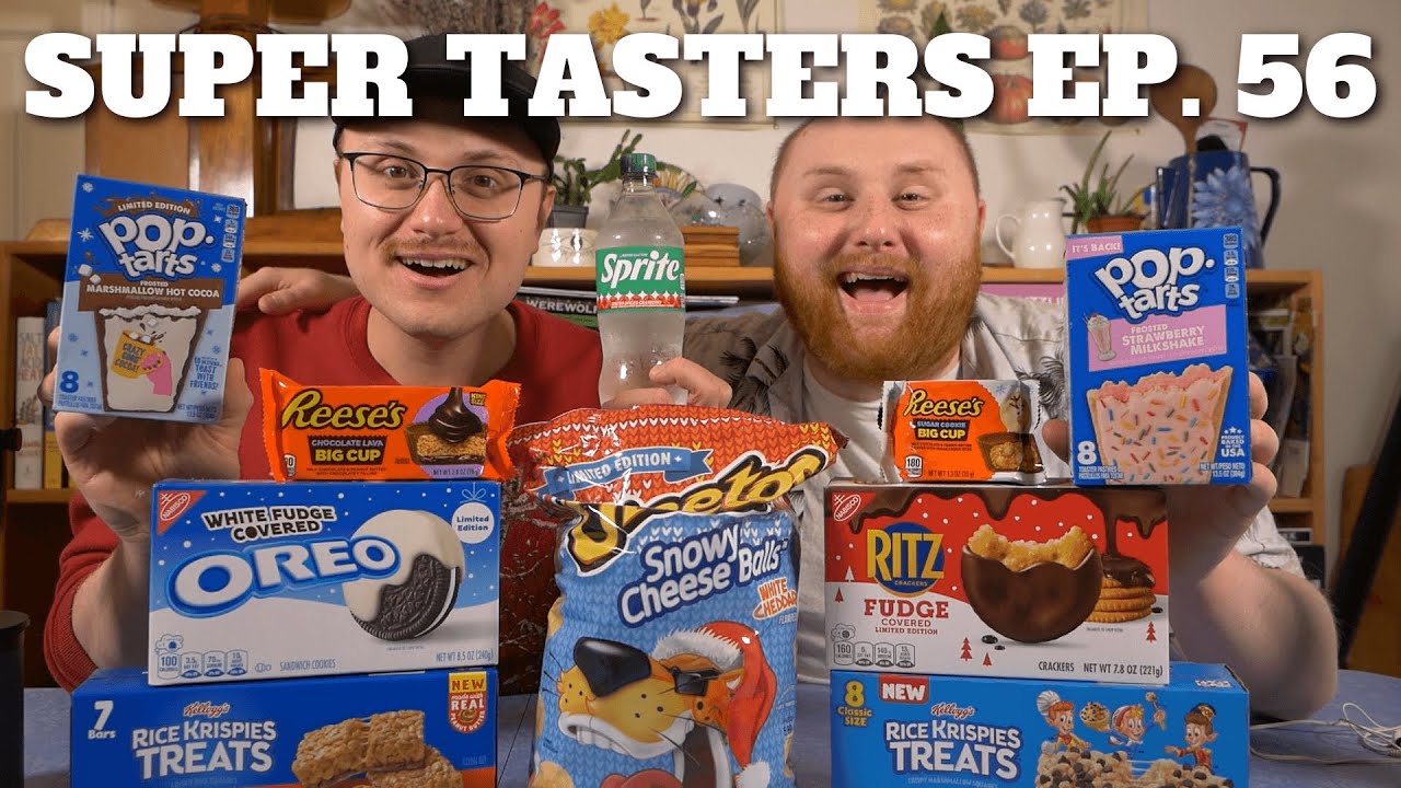 Super Tasters Podcast Ep. 56 - Cranberry Sprite, Cheetos Snowy Cheese ...