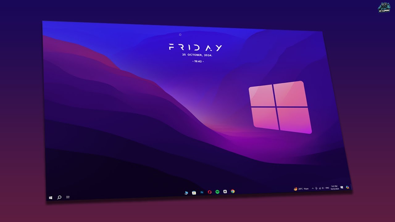 How To Make Your Desktop Look Cool in 5 Minutes !! - YouTube
