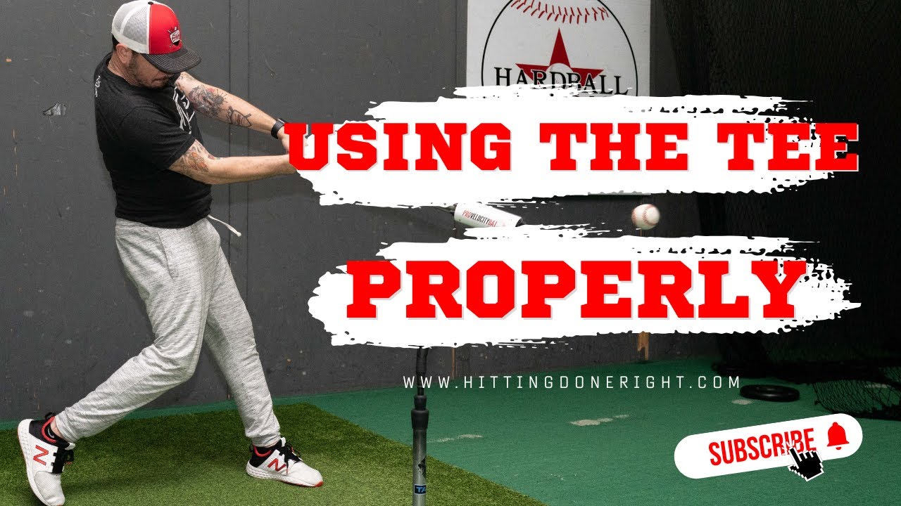 Using The Tee Properly to Improve Your Baseball Swing 💢 Hitting Done ...