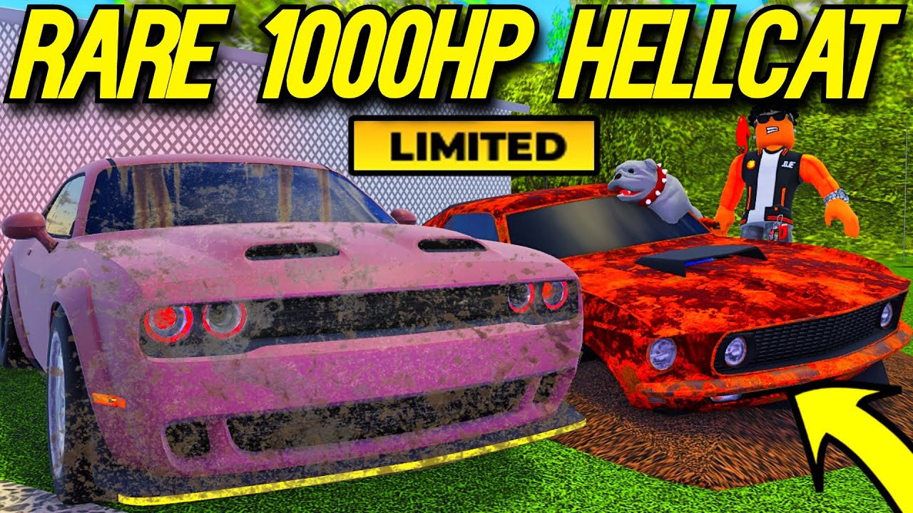 Roblox Roleplay - I FOUND A RARE 1000HP HELLCAT REDEYE! - YouTube