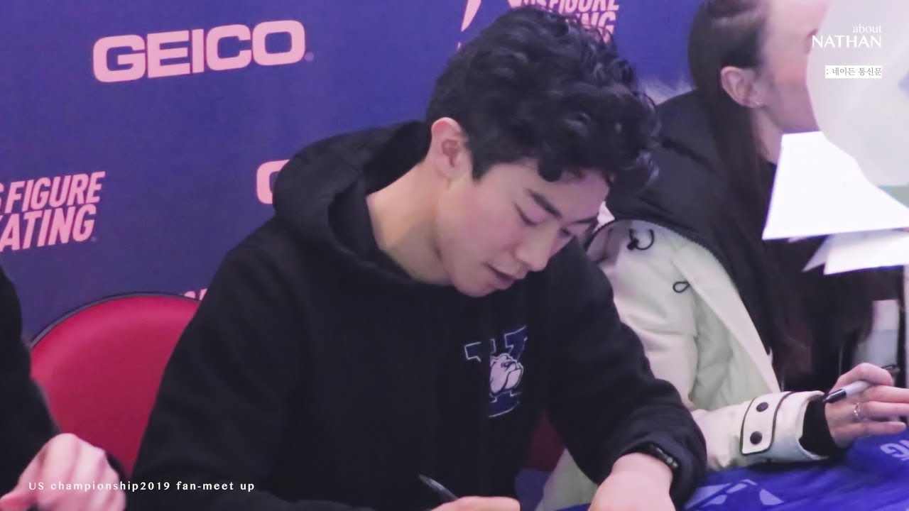 Nathan Chen | US championship 2019 fan-meet up - YouTube