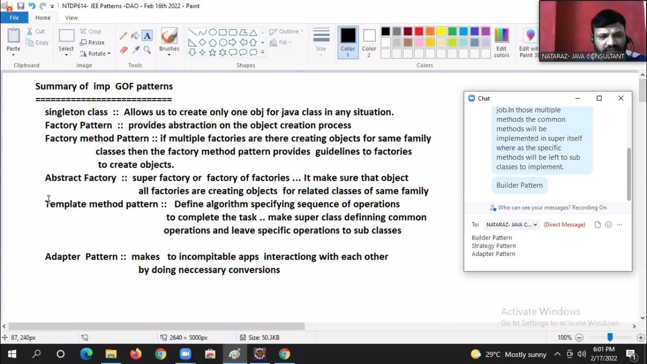 40 NTDP614 JEE Patterns DAO Feb 17th 2022 - YouTube
