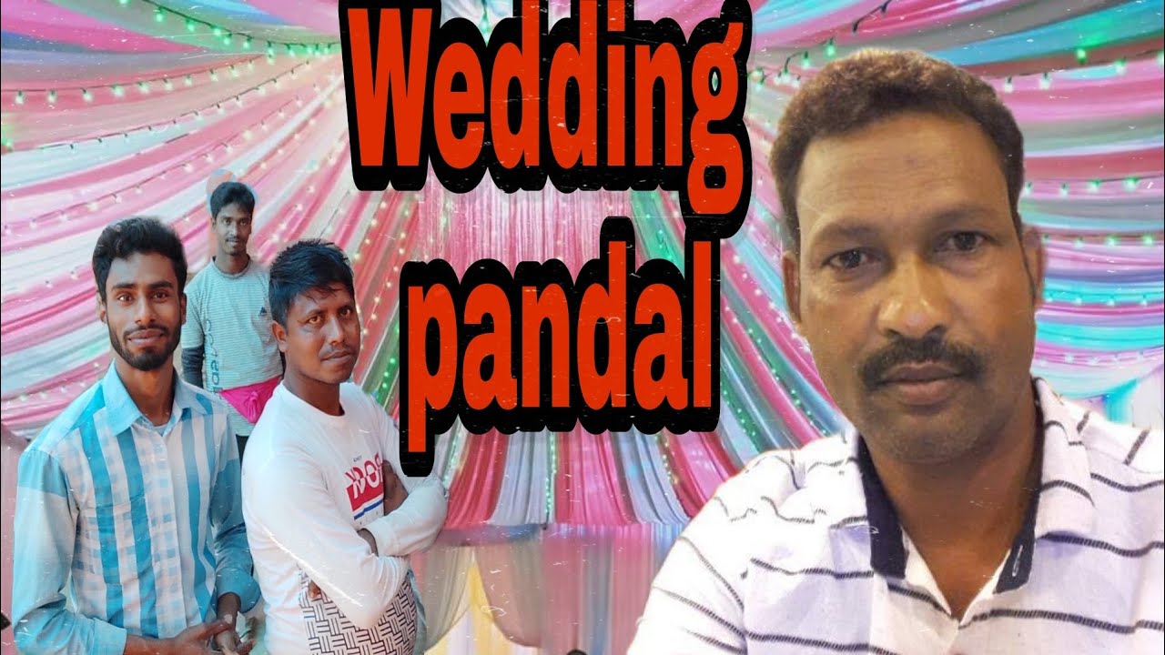 wedding pandal decoration ...best wedding pandal... Shadi ka pandal ...