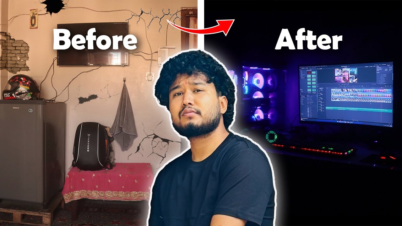 Transforming My Room into the DREAM GAMING SETUP | Room Makeover + PC ...