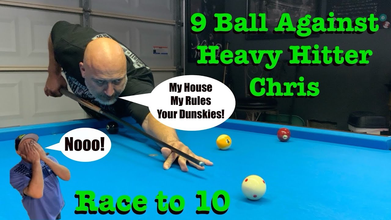 9 Ball Action Against Heavy Hitter Chris. - YouTube