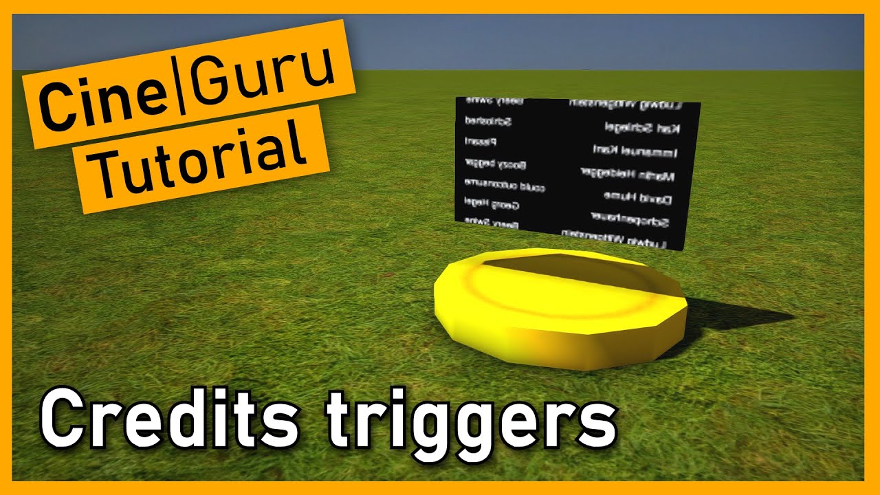 CineGuru tutorial: Credits triggers - YouTube