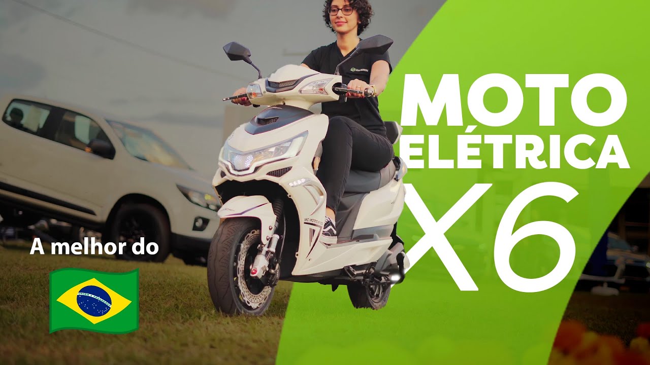 Melhor Moto Elétrica do Brasil!!! Conheça a Moto Elétrica X6 3.000W ...