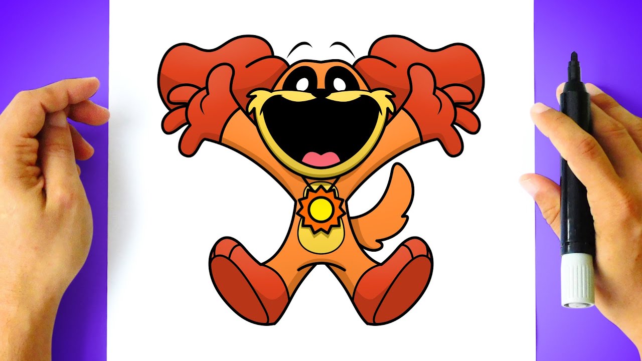 How to DRAW DOGDAY - Smiling Critters - [ Drawing POPPY PLAYTIME ...