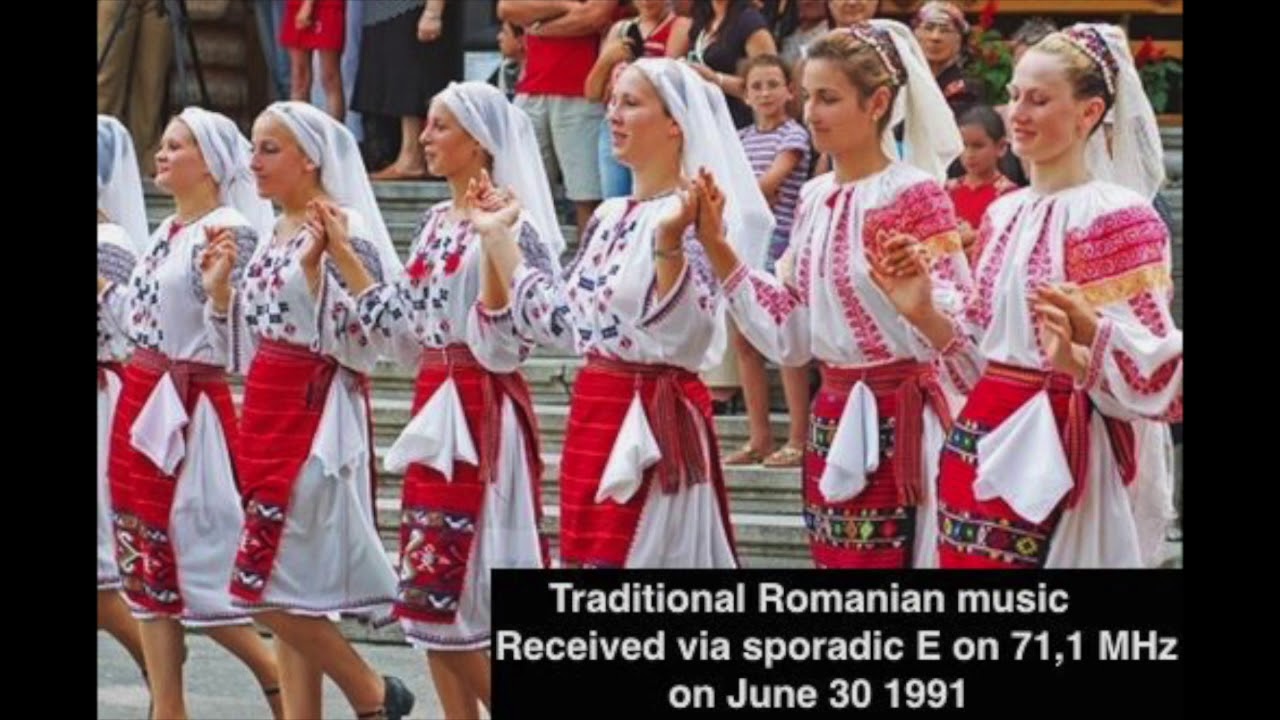 Romanian folk music received via sporadic E on 71 MHz on June 30 1991 ...