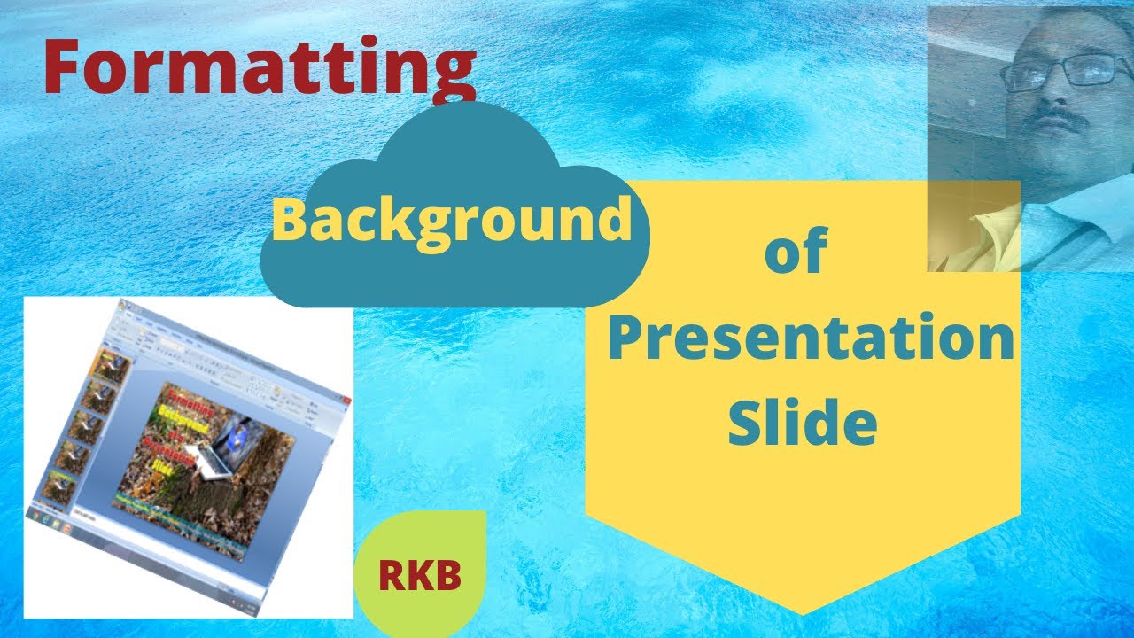Formatting Background of Presentation (Slides) - YouTube