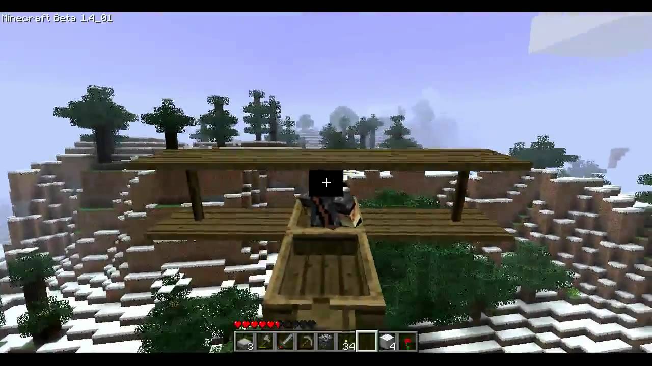 Minecraft 2 seater Biplane - YouTube