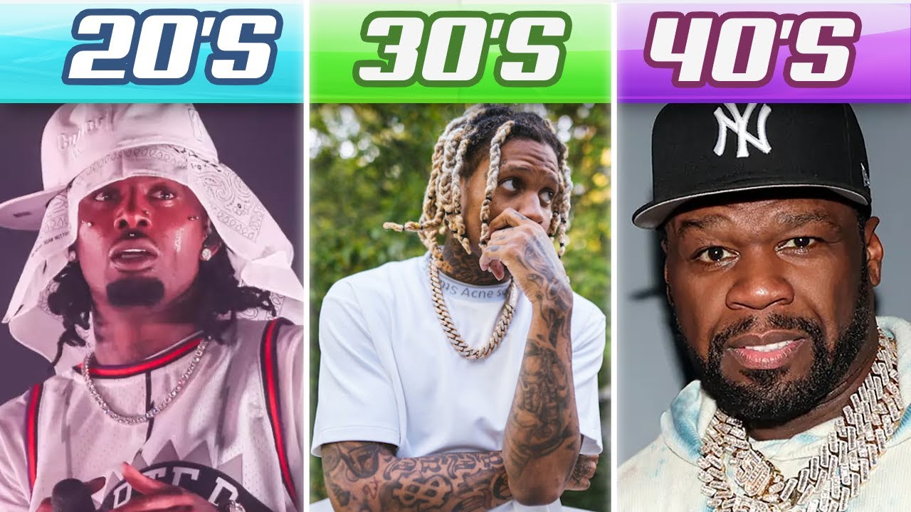 Rappers In Their 20s VS 30s VS 40s - YouTube