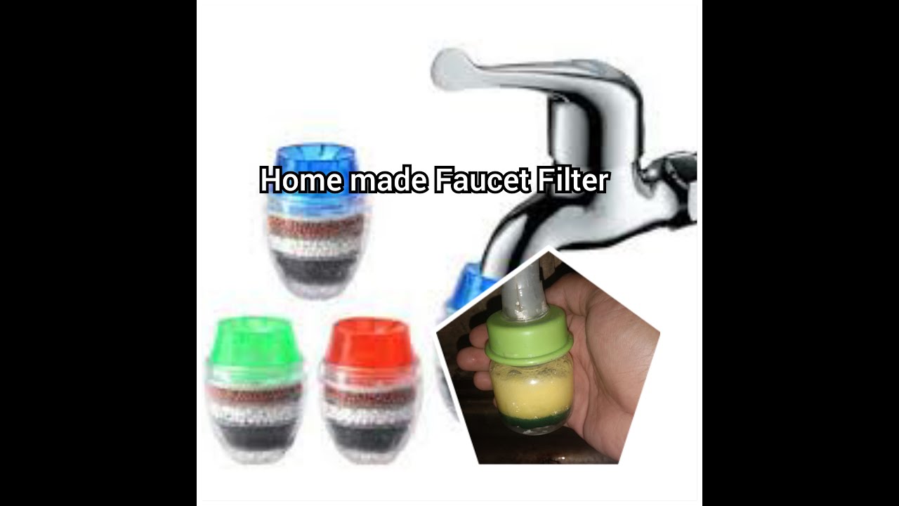 #Home made faucet filter - YouTube