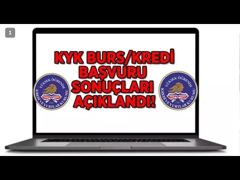 KYK BURS KREDİ SONUÇLARI AÇIKLANDI- KYK BURS SON ONAY TARİHİ- KYK BURS TAAHHÜTNAMESİ İŞLEMLERİ NASIL