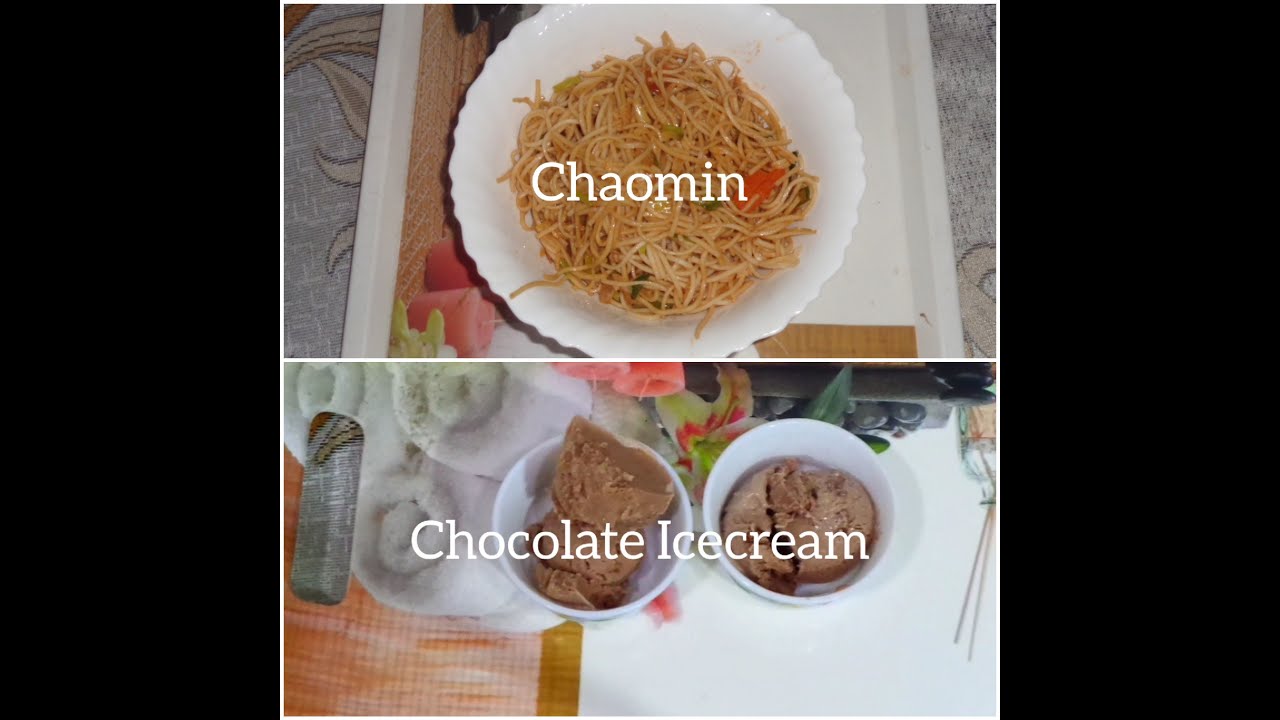 Chomin and Chocolate Icecream recipe. By Indian Kitchen Recipes - YouTube