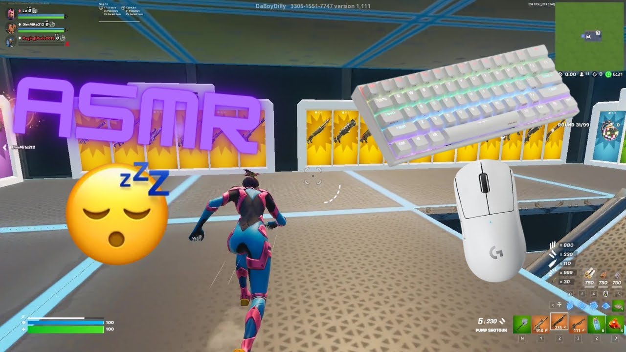 ASMR🤩Chill Go Goated Zonewars🐐relaxing music🎧and keyboard sounds - YouTube