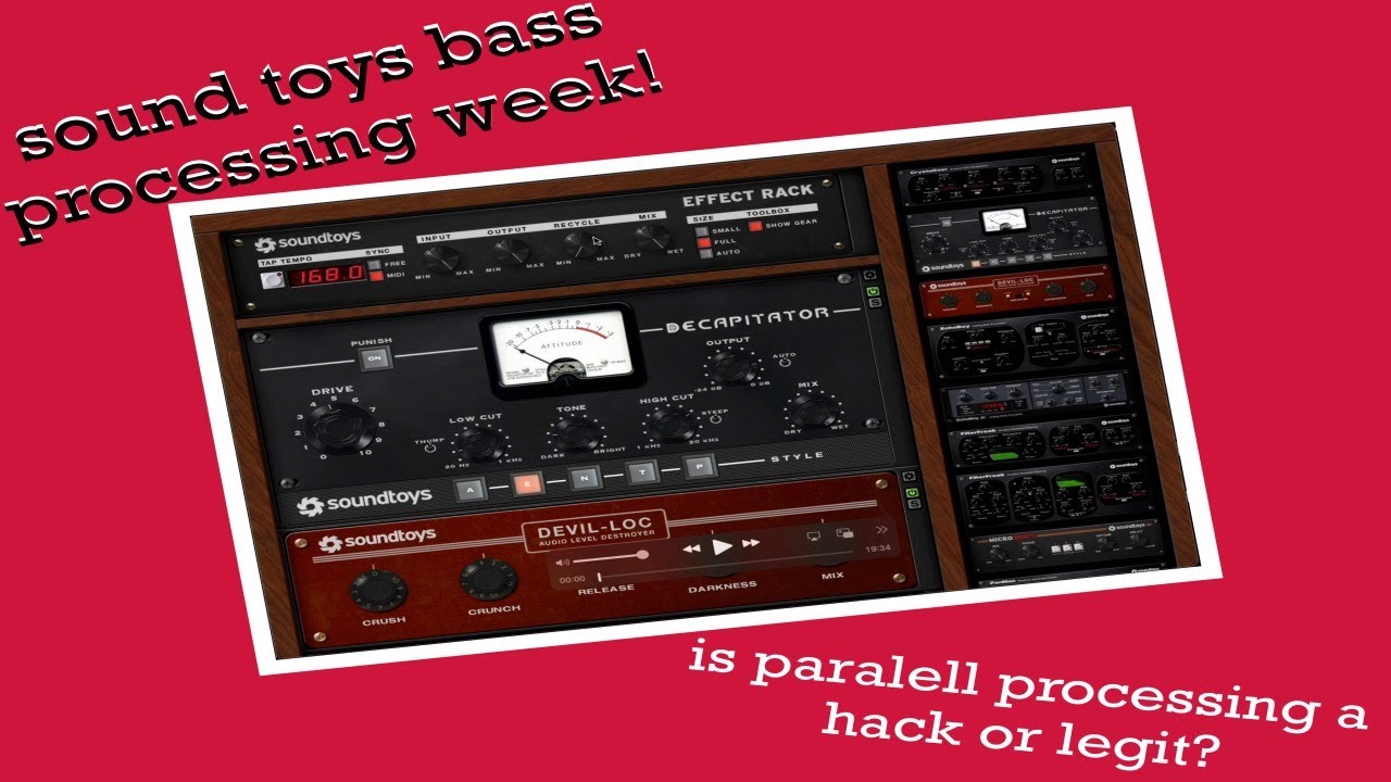 Sound Toys Effects Rack Plug in Bass Processing week!! @arcanesanctuary - YouTube