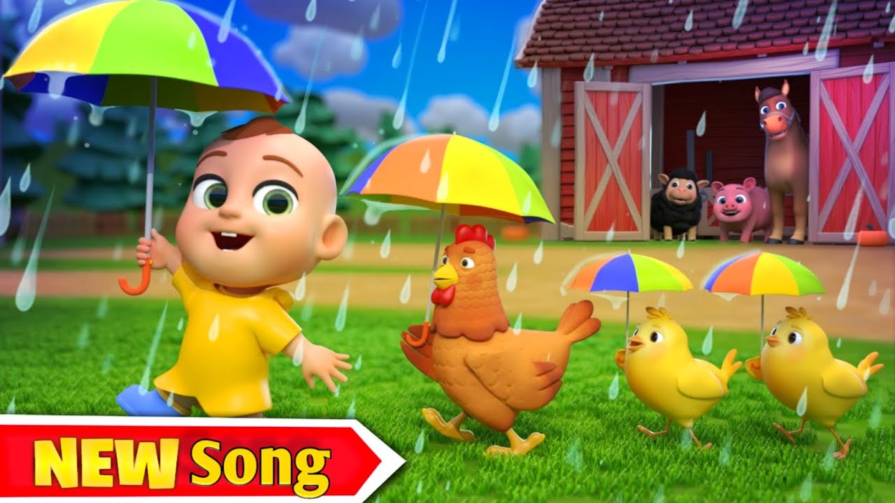 Rain rain go away (animal version) | kids songs & nursery rhymes - Oly ...