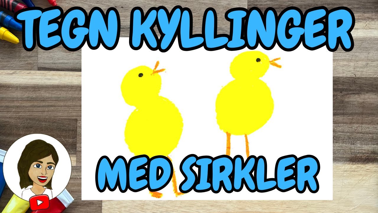 HVORDAN TEGNE KYLLINGER (TEGN MED SIRKLER) - YouTube