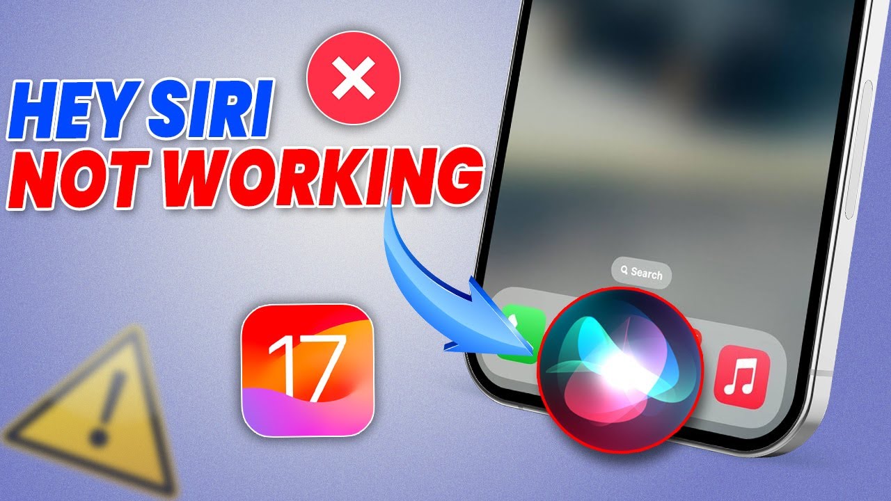 How to Siri Not Working on iPhone After the iOS 17 Update | Hey Siri Not Responding Issue - YouTube