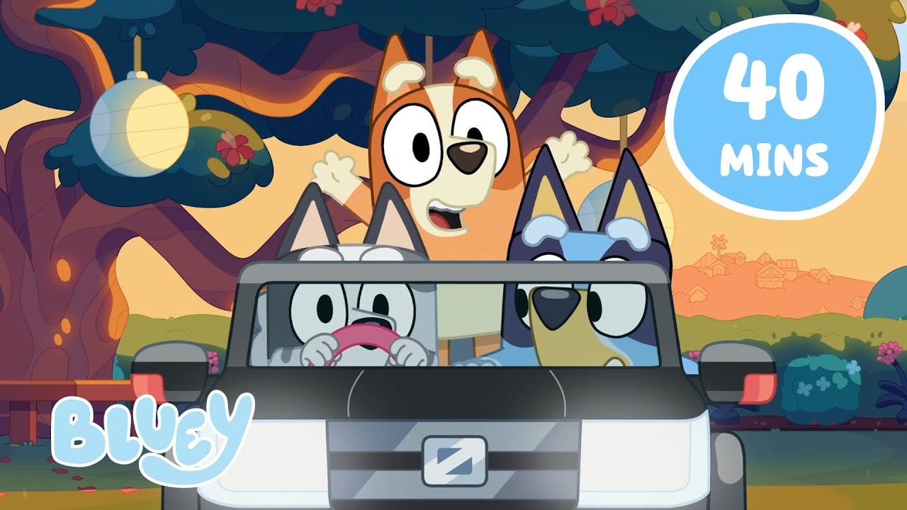 🔴LIVE: Transport Adventures! 🍕 🚘 | Travel Fun with Bluey and Bingo ...