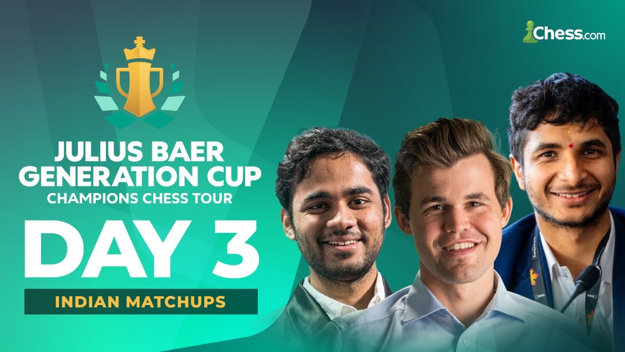 CCT JULIUS BAER GENERATION CUP | ft. VIDIT, ARJUN, CARLSEN - YouTube