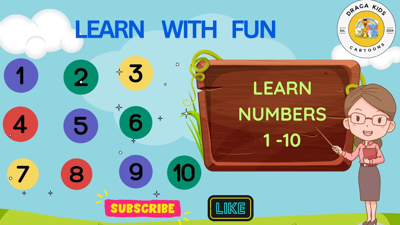 Learn Numbers from 1 to 10 - YouTube