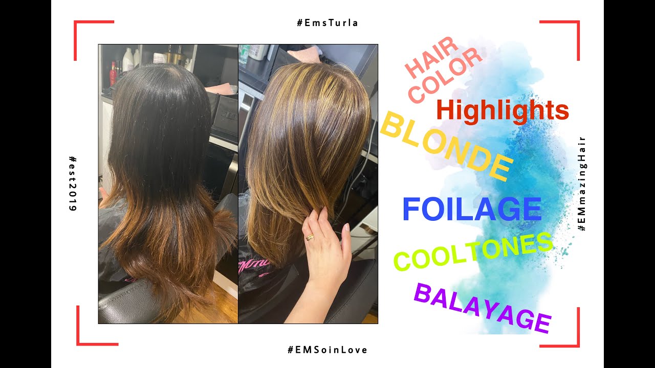 HAIR COLOR RETOUCH || HIGHLIGHTS || HAIRSTYLE 2020 || BALAYAGE || # ...