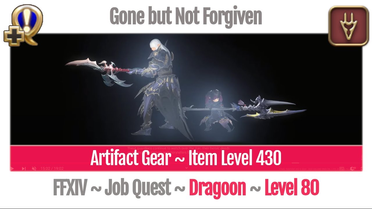 FFXIV Dragoon Level 80 Job Quest ~ Shadowbringers ~ Gone but Not ...