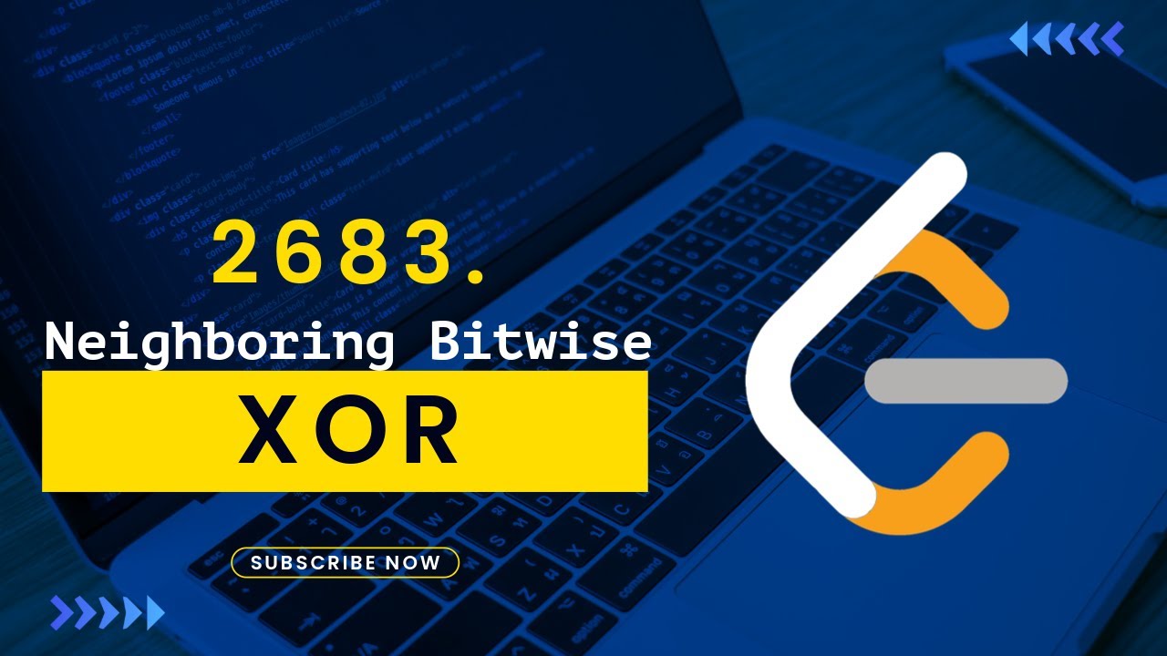 Neighboring Bitwise Xor Leetcode 2683 Programming Dsa Algorithm 9806