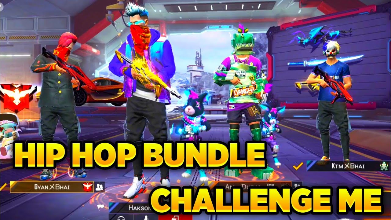 Hip hop bundle challenge me for Collection verses - Garena free fire ...