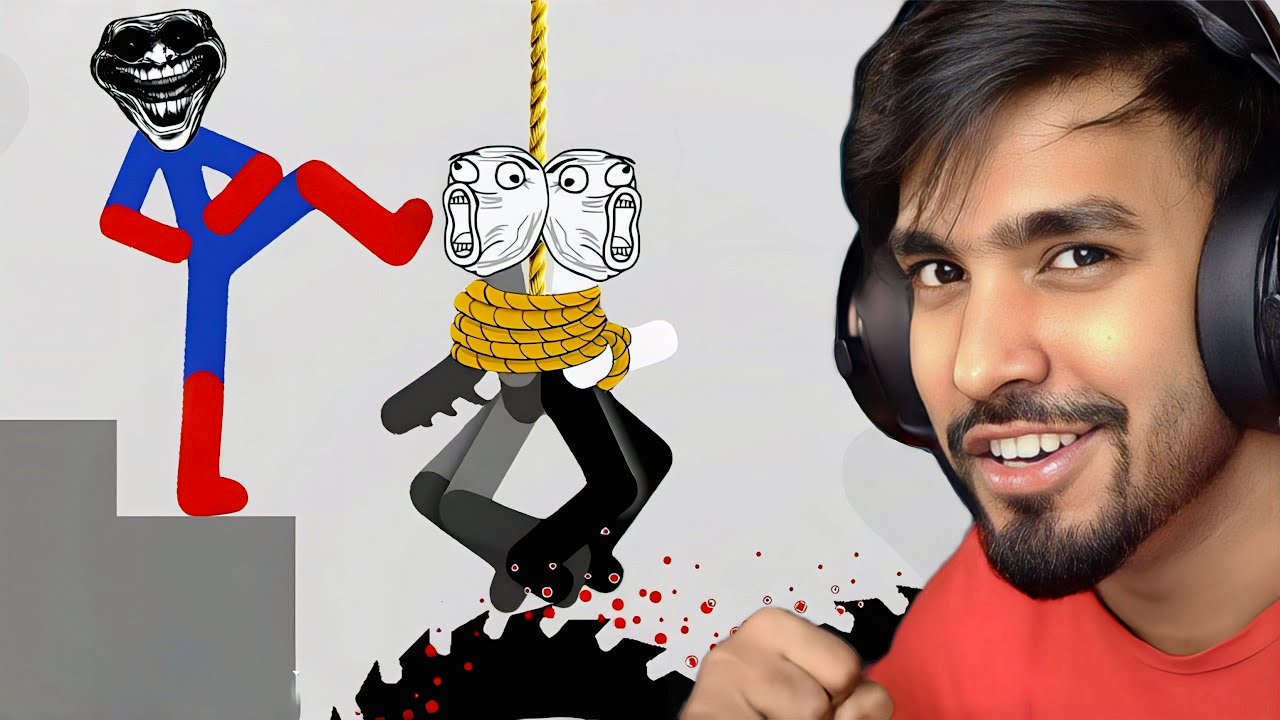 I BECAME A KILLER IN STICKMAN FALLING | TECHNO GAMERZ - YouTube