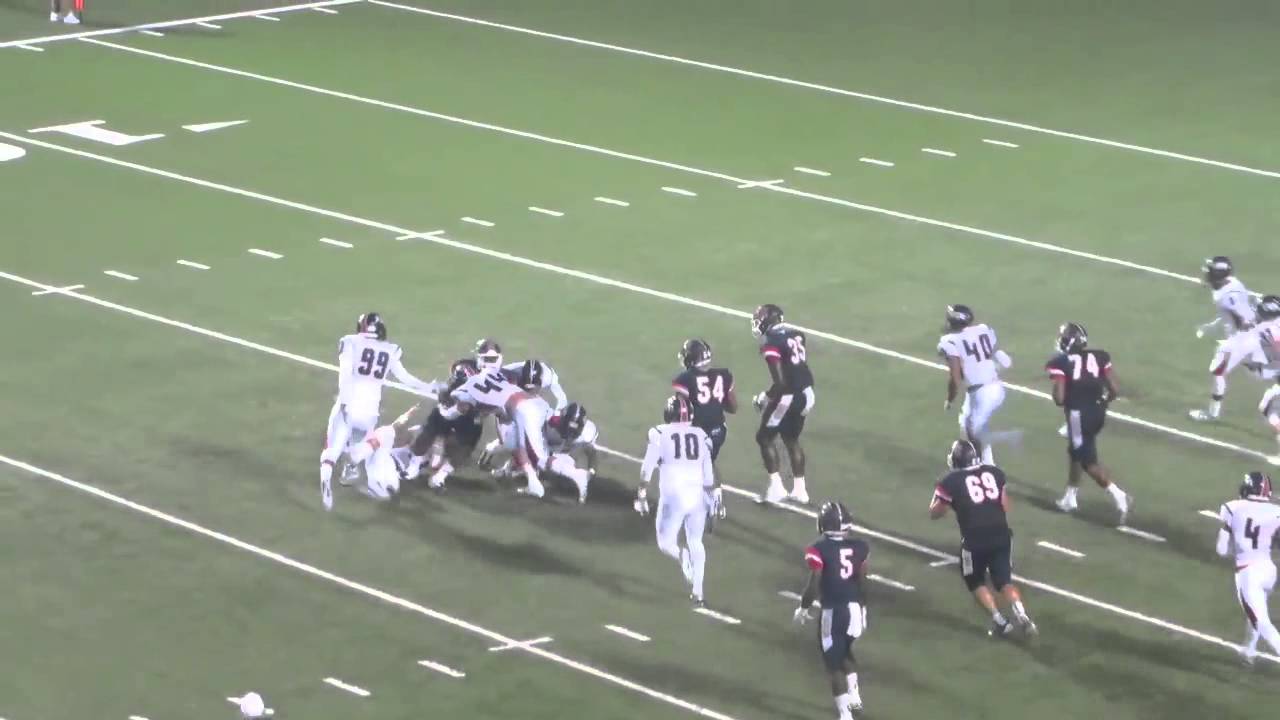 Riverside LB Evan Veron highlights vs. Ehret - YouTube