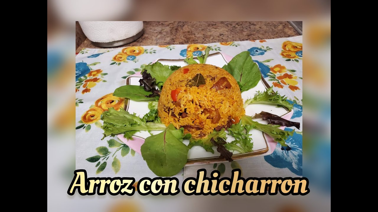 Arroz con chicharron! - YouTube