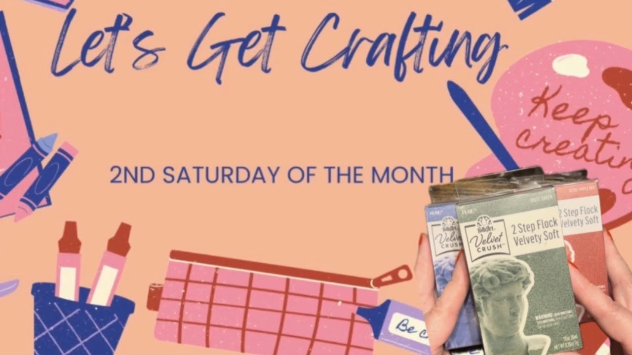 Left’s Get Crafting / FolkArt Flocking #plaidcrafts #plaidcreators ...