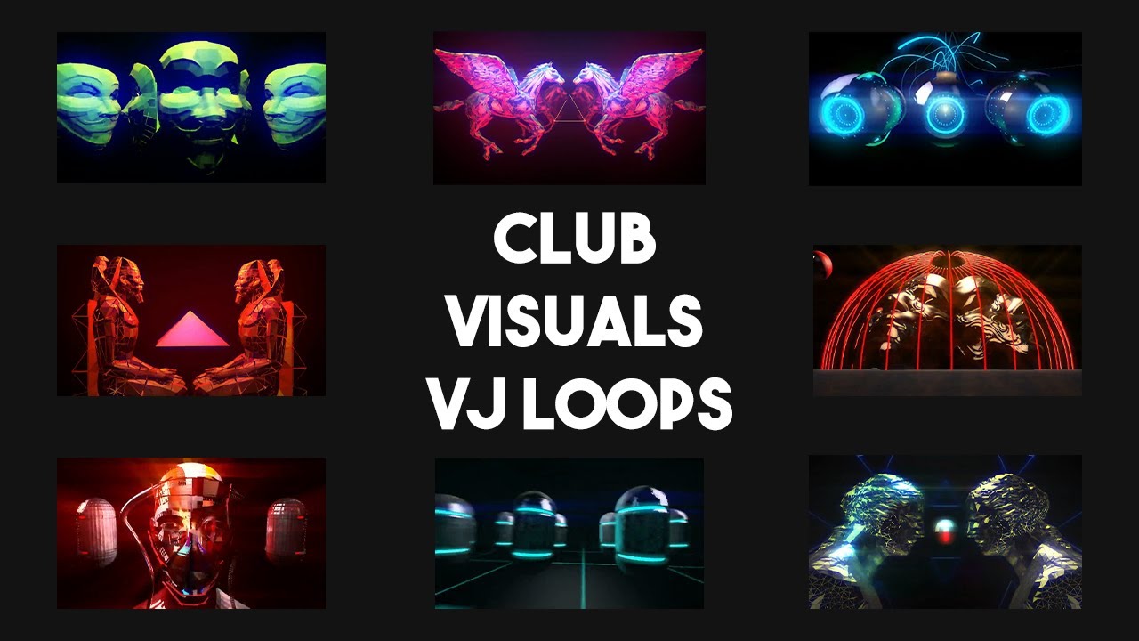 Club Visuals VJ loops - 1 | Visuals Loop | Dj Visuals Free | Background ...
