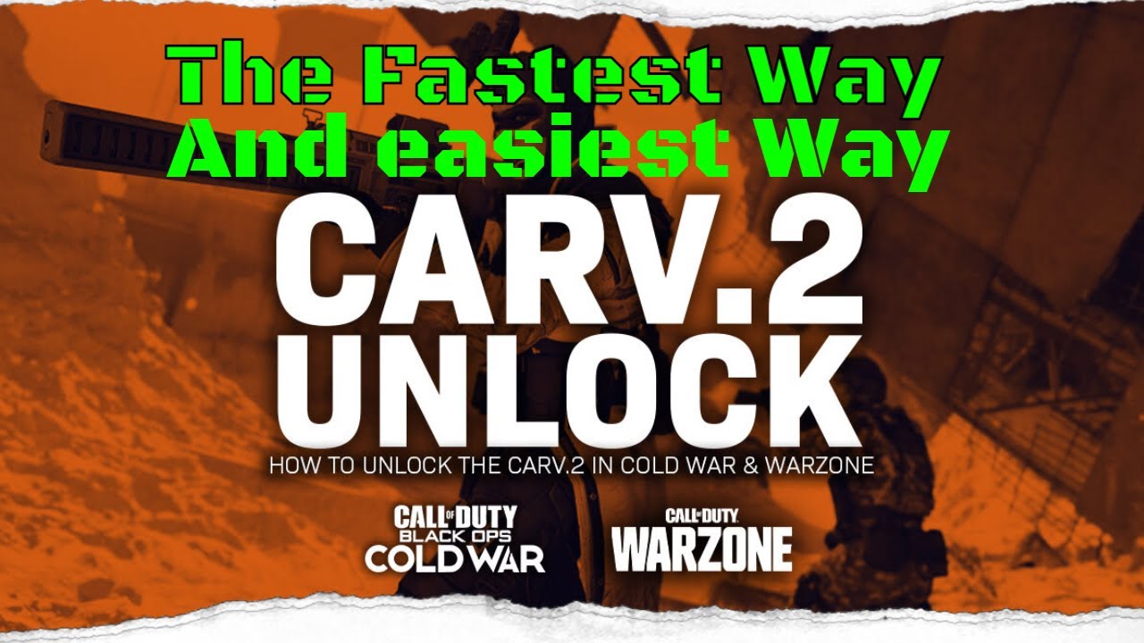 Call of Duty Warzone Unlocking the Carv.2 - YouTube
