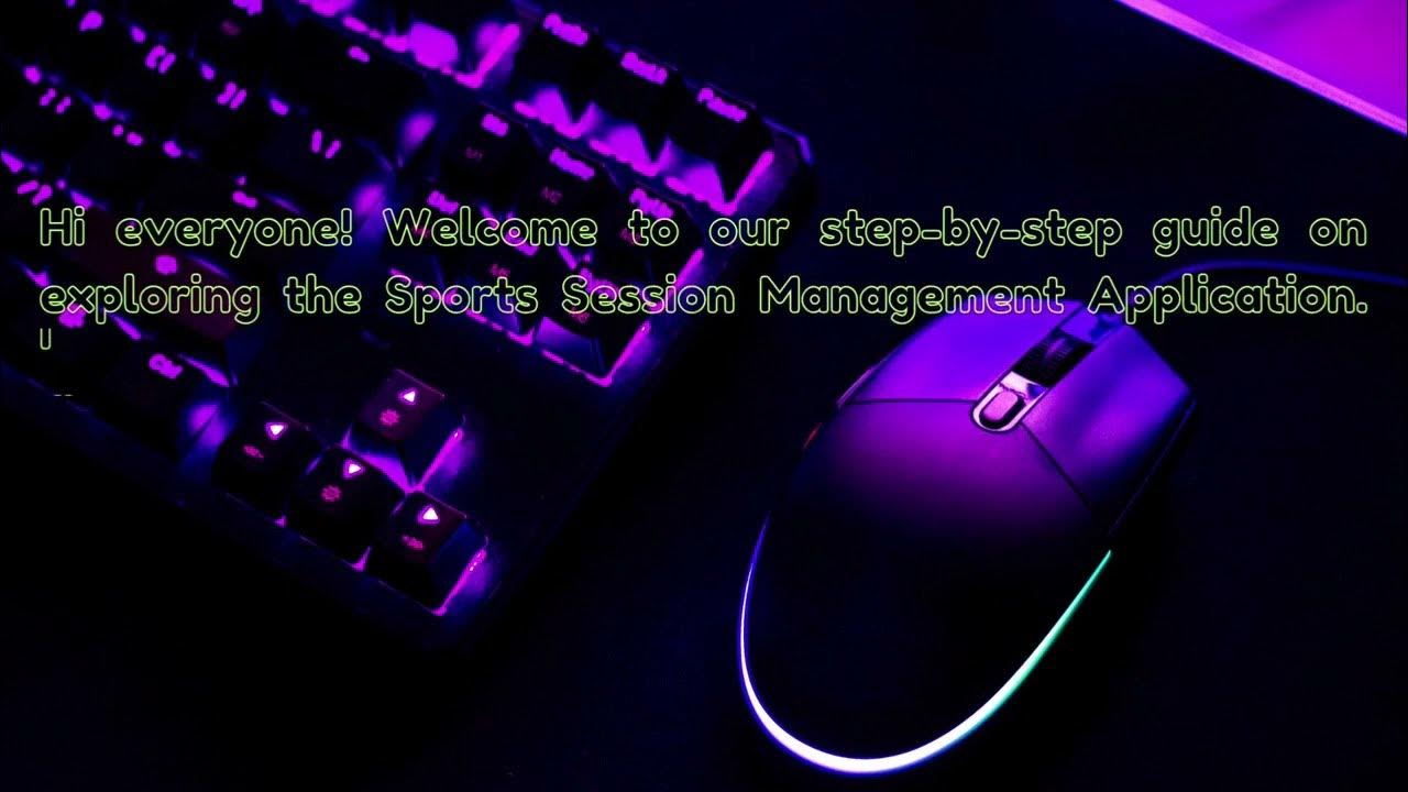 Sports scheduler application using node,express and postgresql - YouTube