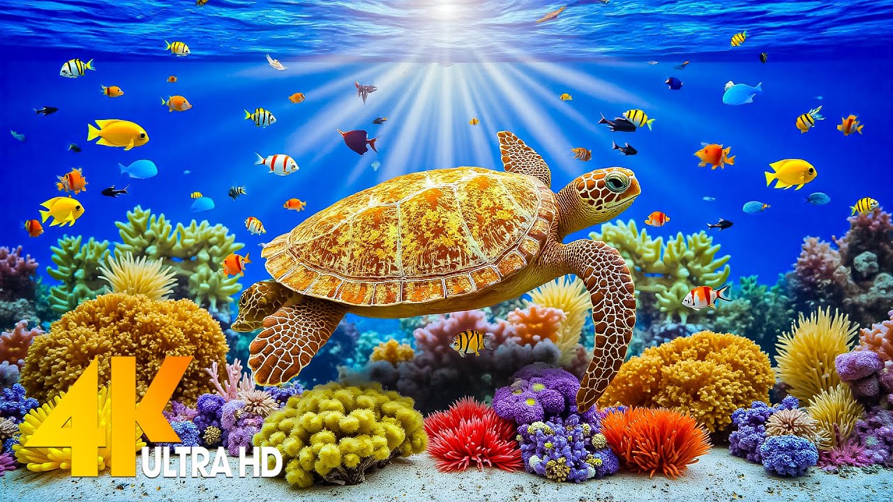 Underwater Wonders 4K - Dive Into the Best Aquarium & Explore Sea ...