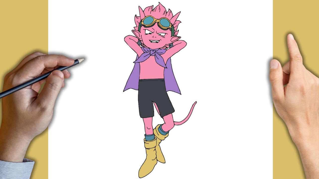 How to draw Beelzebub | Sand Land | Step by Step - YouTube