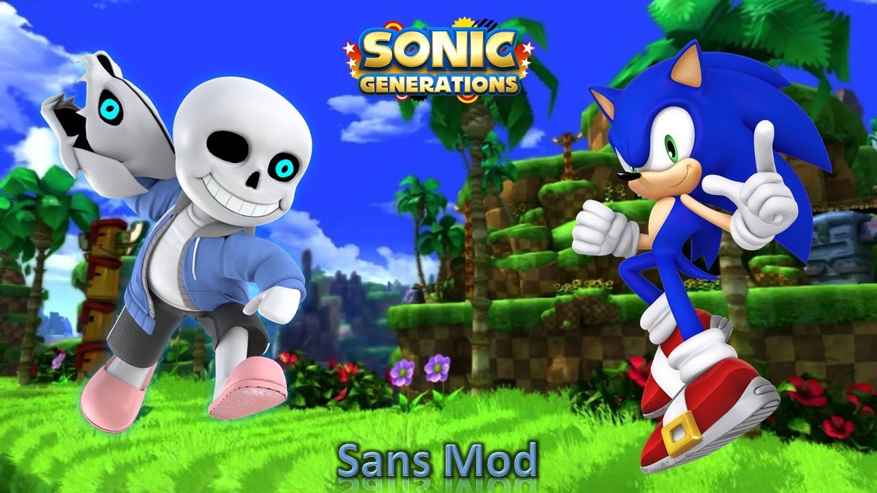 Sonic Generations (PC) Mod Part 263_ Sans Mod (4k60fps) - YouTube