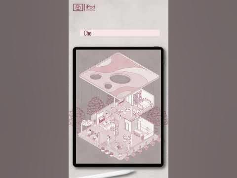Isometric Diagrams in Procreate Tutorial | iPad Architecture #shorts #shortstutorial #procreate ...